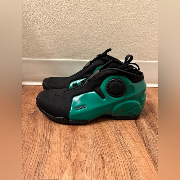 Nike | Shoes | Nike Air Flightposite 2 Black Electric Green | Poshmark